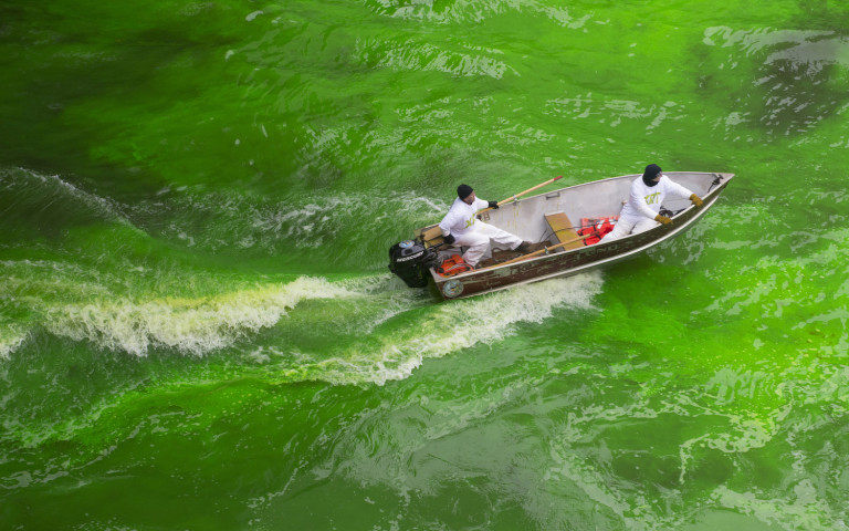 The History of Chicago River Dyeing | Enjoy Illinois